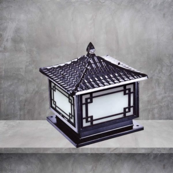 Đèn trụ cổng - hàng rào nhôm đúc cao cấp, thiết kế cổ điển DTC-66Đ ...